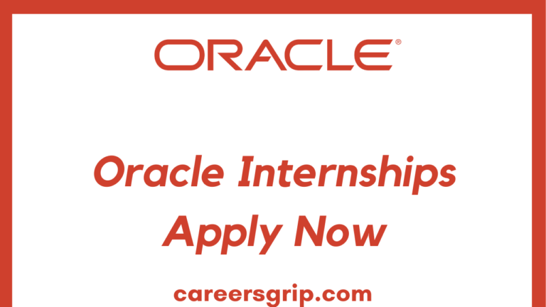 Oracle Internship 2025 - Careers Grip